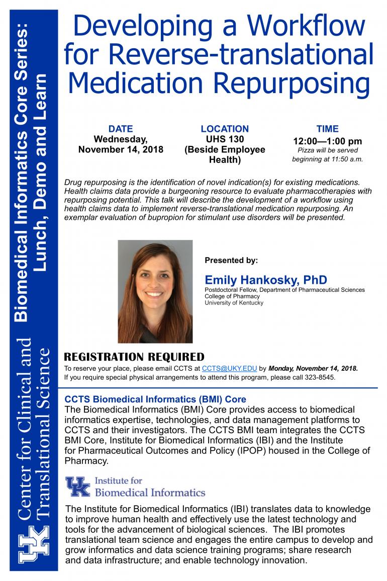 Biomedical Informatics Core (BMI) Series | UK Center for Clinical and ... Biomedical Informatics Core (BMI) Series | UK Center for Clinical and ...
